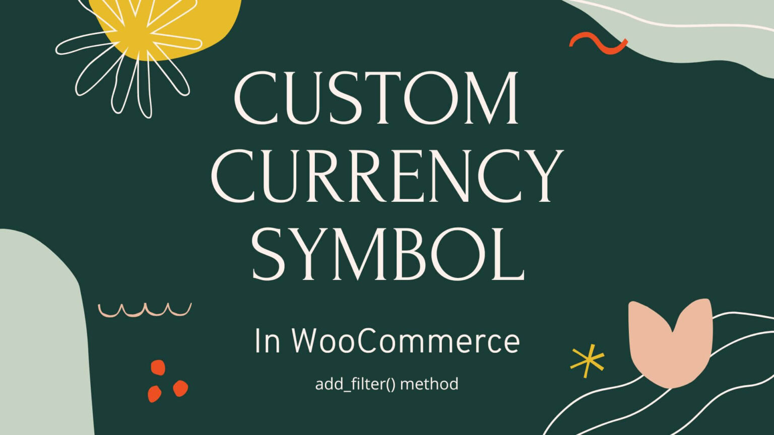 Add Custom Currency Symbol In Woocommerce W3 Programmings 0771